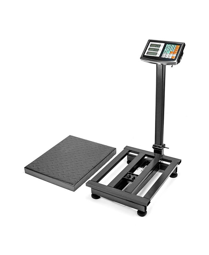 SUGIFT Foldable 660 lbs Weight Computing Postal Scale, Floor Platform ...