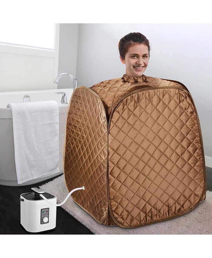 Yescom 2L Portable Steam Sauna Spa Folding Tent Fast Fold Slim Weight ...