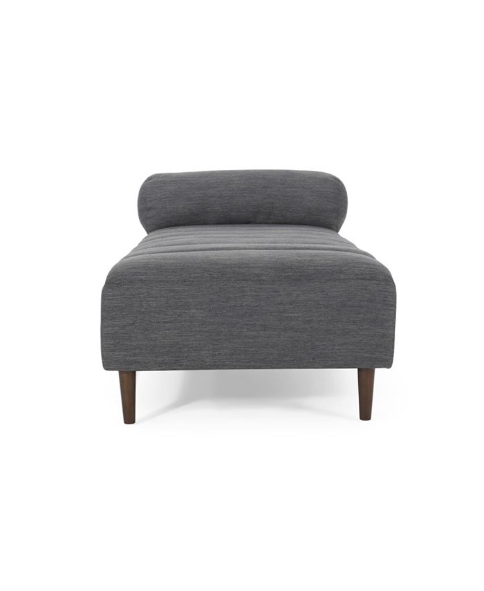 Simplie Fun Mid-Century Chaise Lounge with Channel Stitching and ...
