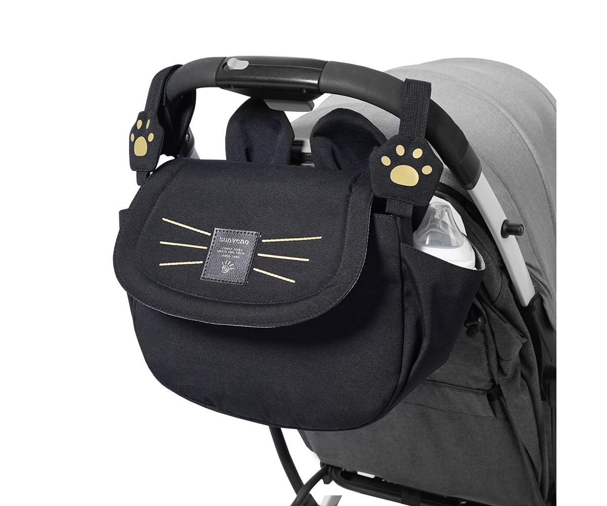 Click here for Sunveno Cat Paws Stroller Bag Caddy Organizer - Bl... prices