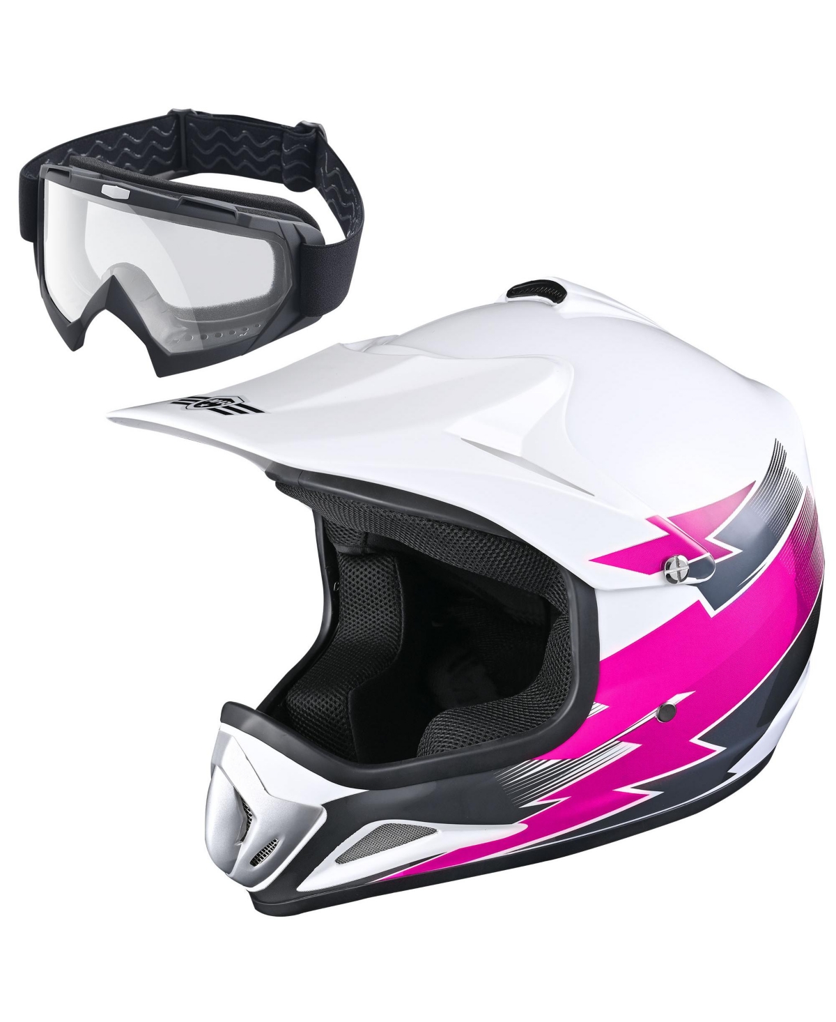 Click here for Ahr H-VEN12 Youth Dot Motocross Helmet and Goggles... prices