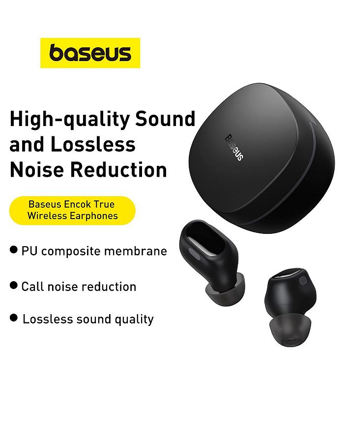 Baseus Bowie WM01 True Wireless Earbuds Bluetooth Headphones - White ...