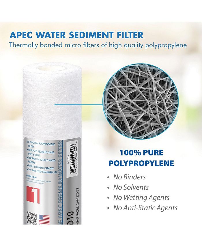 APEC Water Systems APEC ULTIMATE Sediment Pre-filter 10", 5 Micron - Macy's