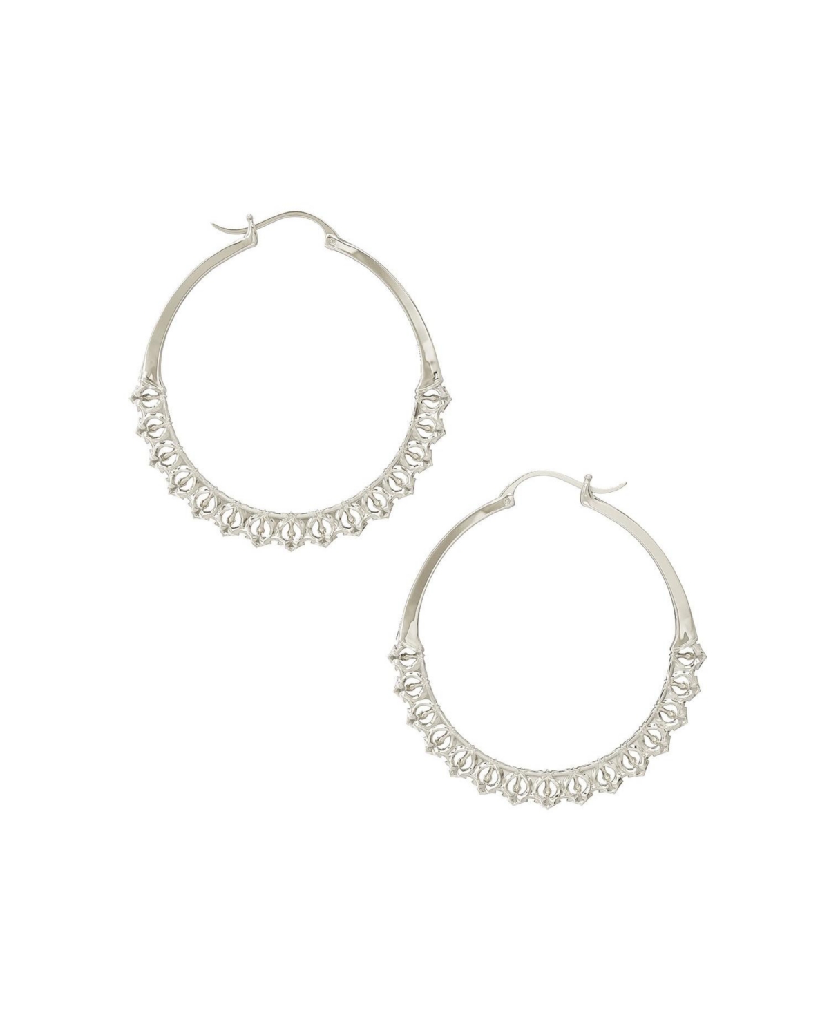 Click here for Calla Hoops Silver Medium - Silver prices