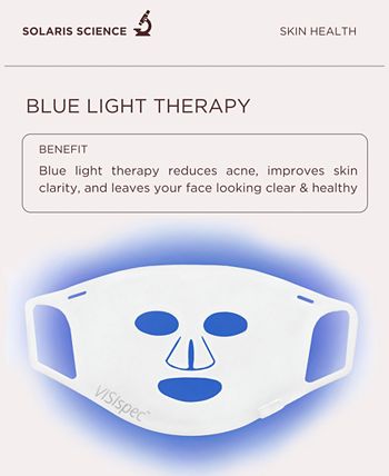 Solaris Laboratories NY LED Light Therapy Silicone Face and Neck Mask ...