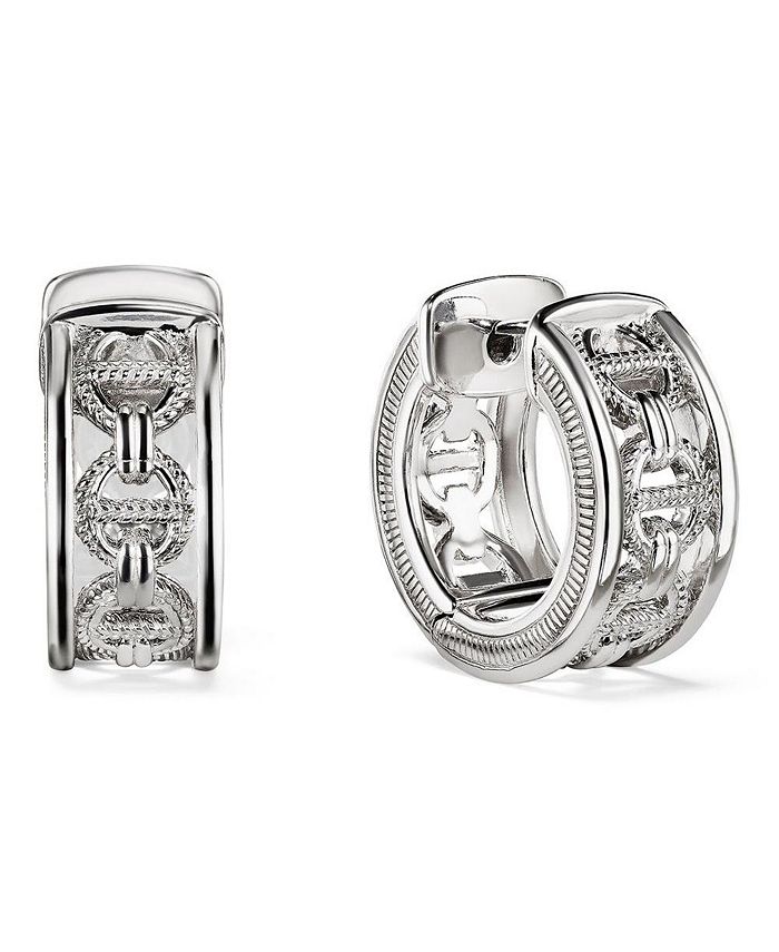 Judith Ripka Vienna Huggie Hoop Earrings - Macy's