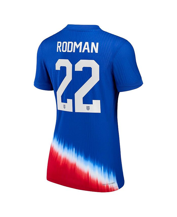 Nike Women's Trinity Rodman Royal USWNT 2024 Away Authentic Jersey - Macy's
