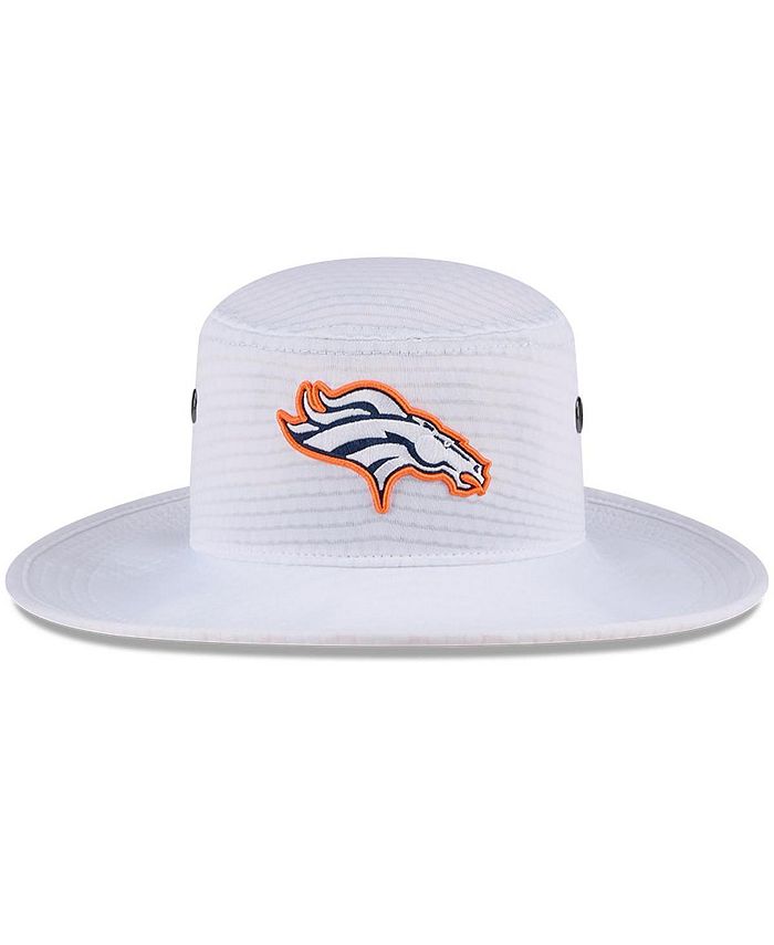 New Era Men's White Denver Broncos 2024 NFL Training Camp Panama Bucket ...