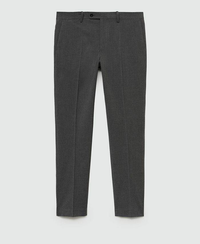 MANGO Men's Stretch Fabric Slim-Fit Suit Pants - Macy's