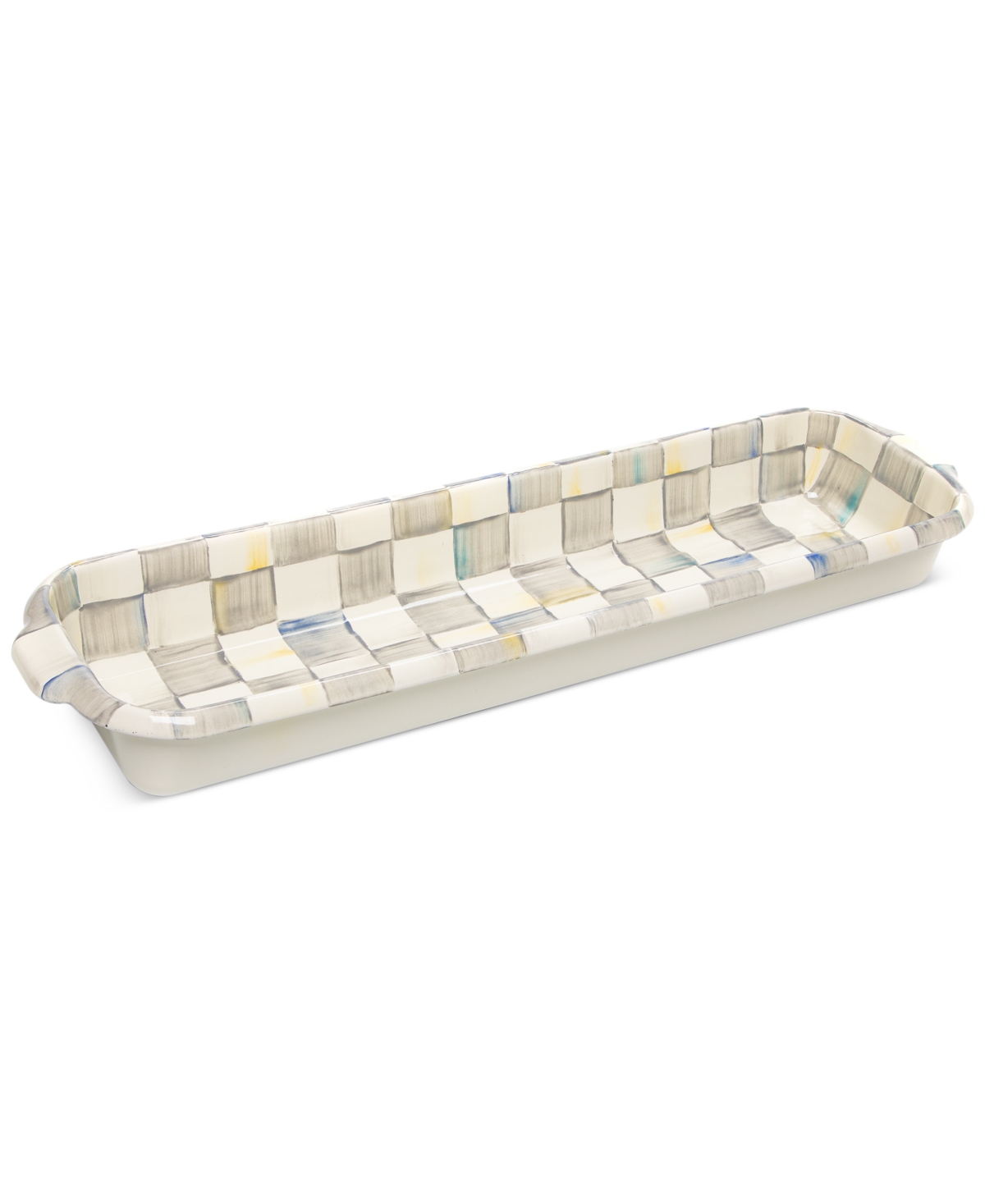 Click here for Mackenzie-Childs Sterling Check Baguette Dish prices
