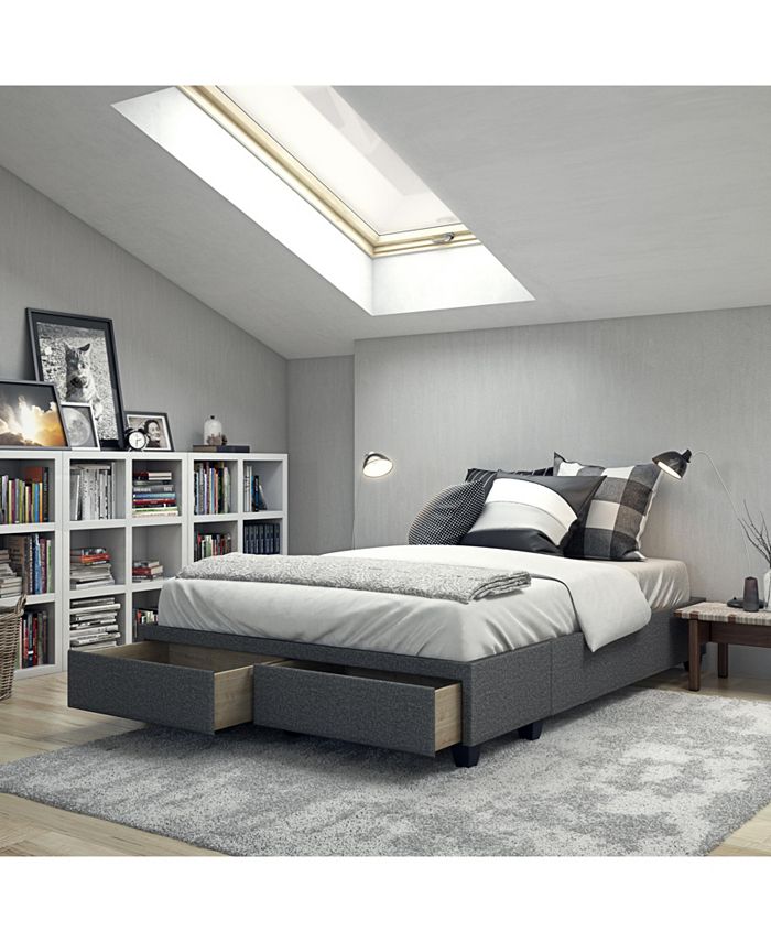 Boyd Sleep Boyd Modena Upholstered Platform Bed Frame with Storage ...