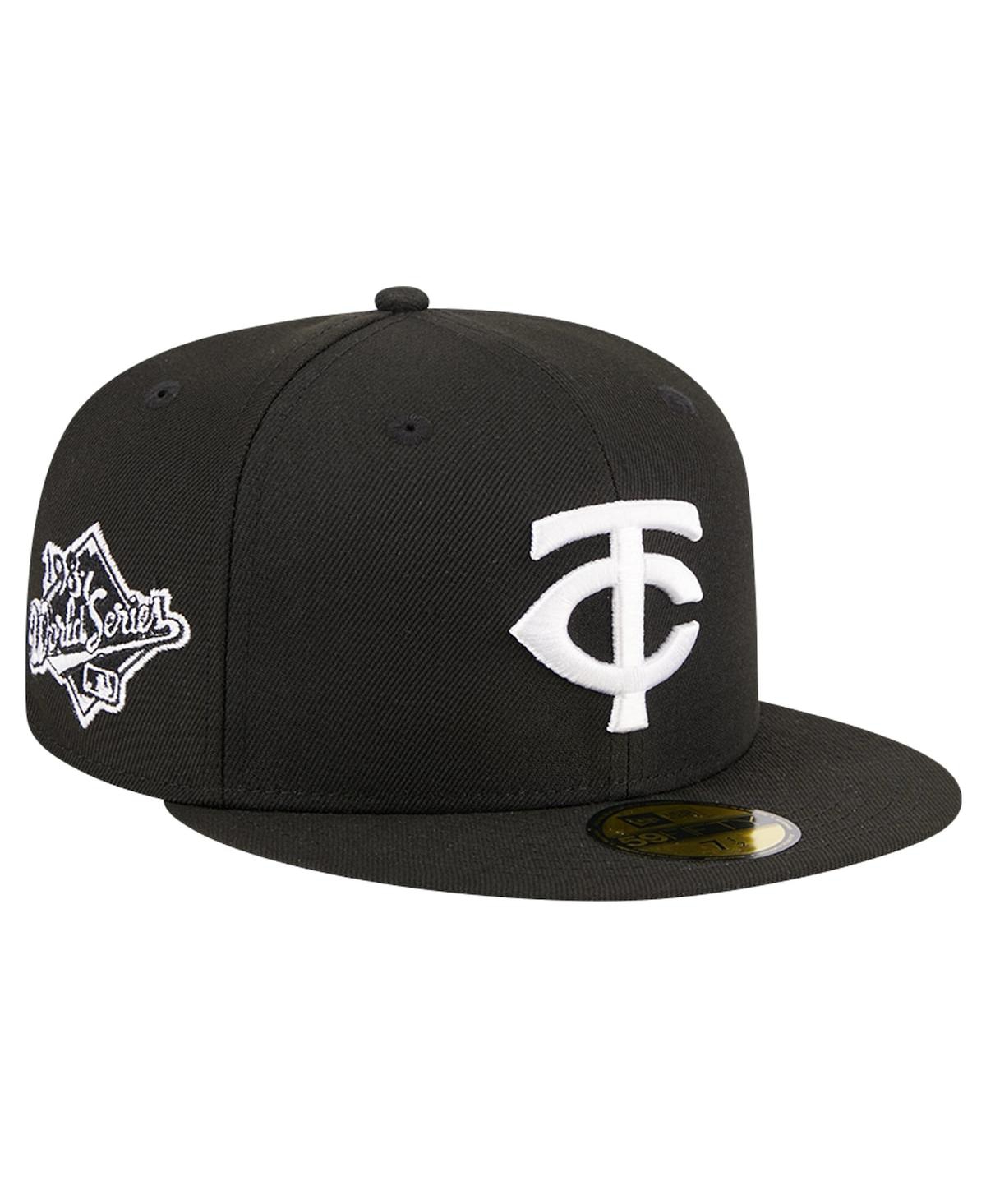 Click here for New Era Mens Black Minnesota Twins Logo 59FIFTY Fi... prices