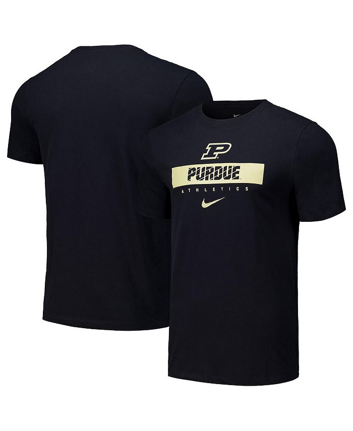Nike Men's Black Purdue Boilermakers 2024 Sideline Performance T-Shirt ...