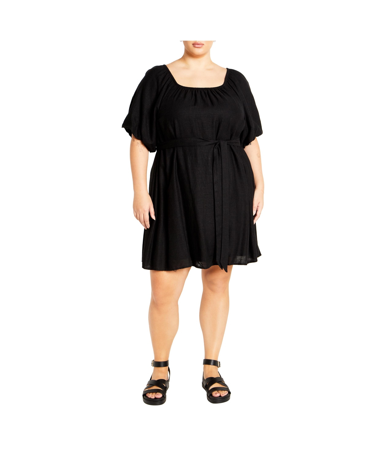 Click here for City Chic Womens Uptown Mini Dress - Black prices