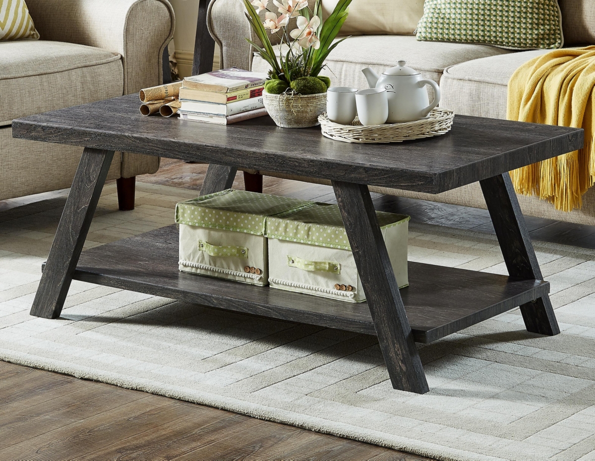 Click here for Streamdale Replicated Wood Shelf Coffee Table in C... prices