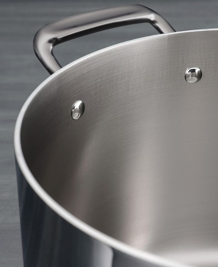 Tramontina TriPly Clad Stainless Steel Glass Lid 12 Pc Cookware Set - Macy's