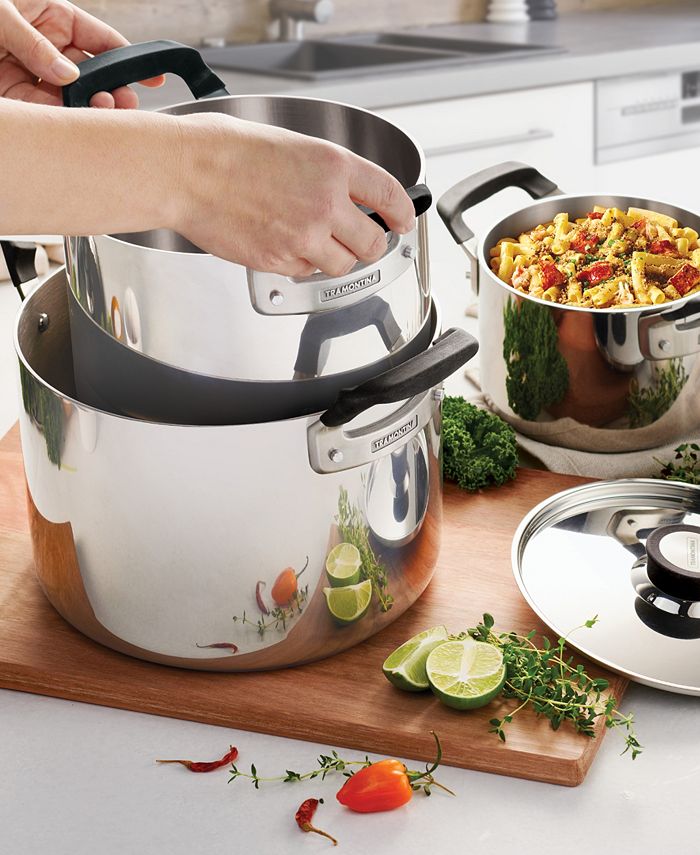 Tramontina TriPly Clad Stainless Steel 6 Pc Cookware Set - Macy's