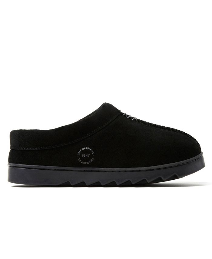 Dearfoams Doreen Genuine Suede Clog with Prayer Seam Slipper - Macy's