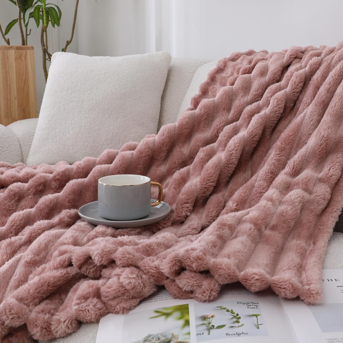Click here for Kate Aurora Modern Lux Ultra Soft & Plush Ribbed A... prices