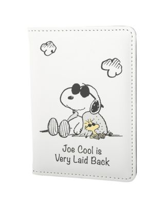 Peanuts Snoopy White and Black Passport Holder - Macy's