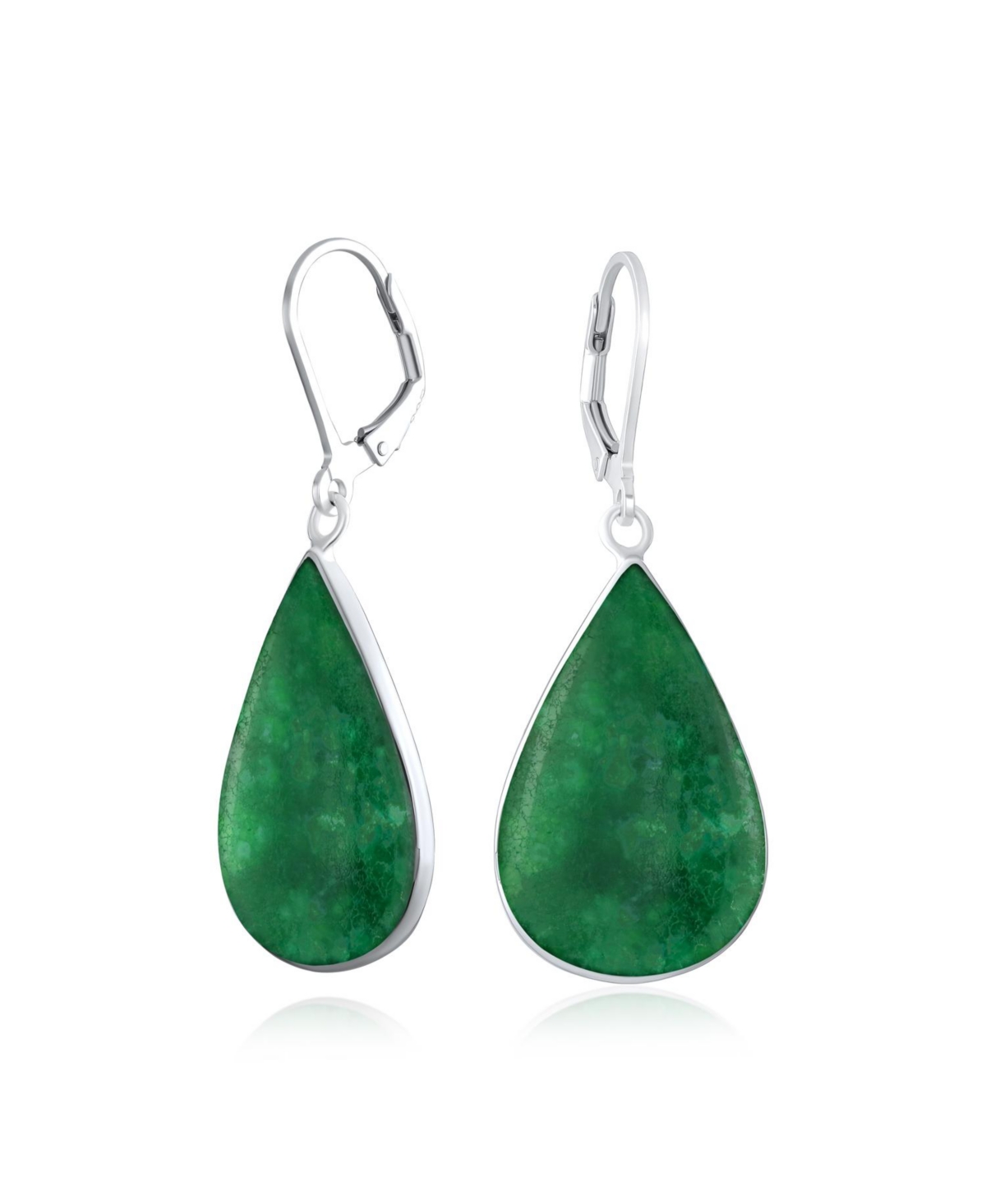 Click here for Bling Jewelry Large Iridescent Shell Stone Pear Sh... prices