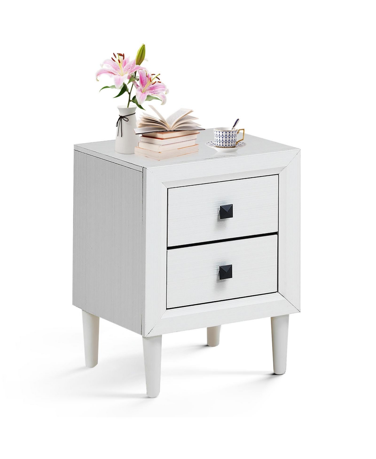 Click here for Sugift Multipurpose Retro Bedside Nightstand with... prices