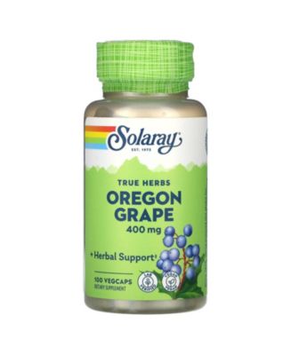 Solaray True Herbs Oregon Grape 400 mg - 100 VegCaps - Macy's