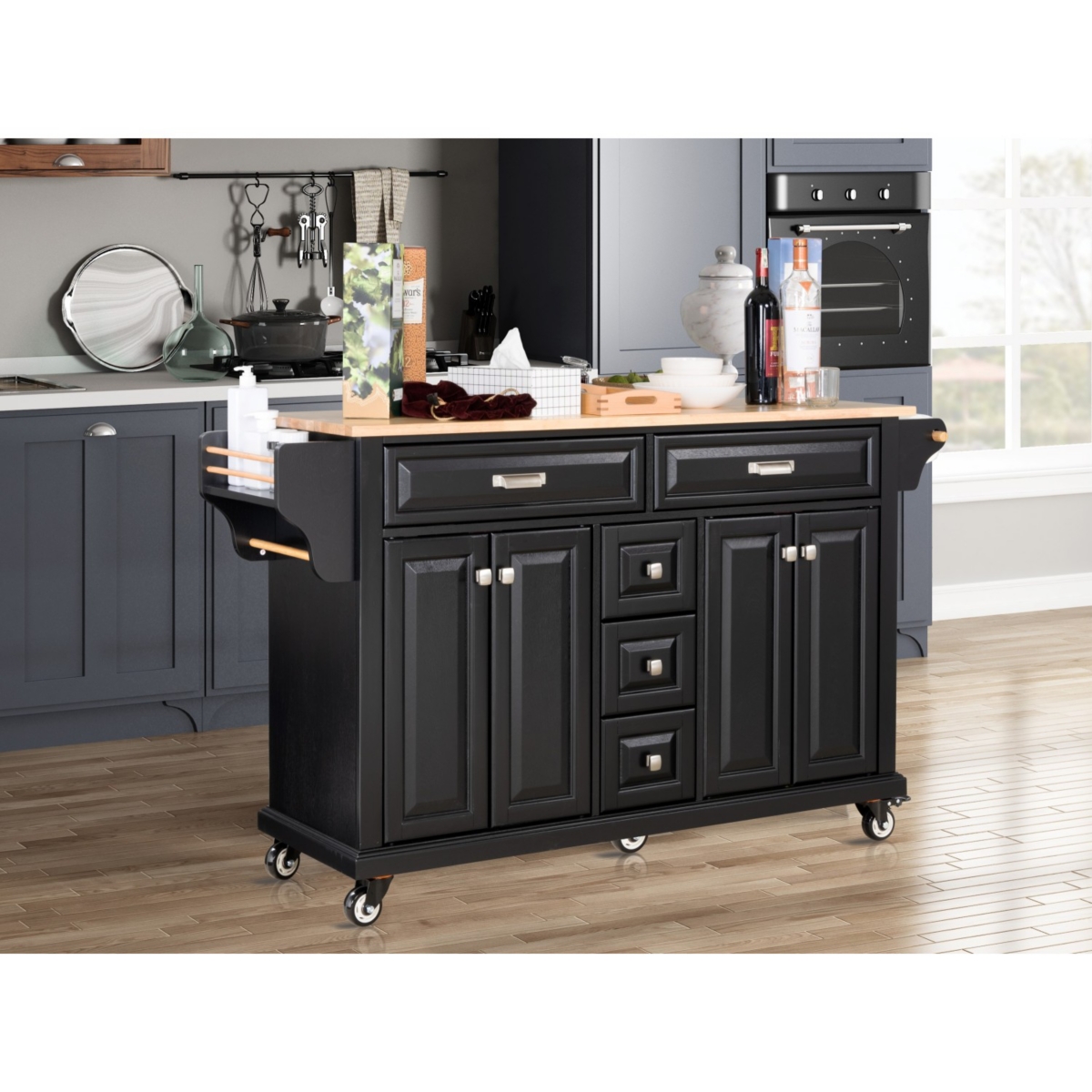 Click here for Simplie Fun Cambridge Natural Wood Top Kitchen Isl... prices