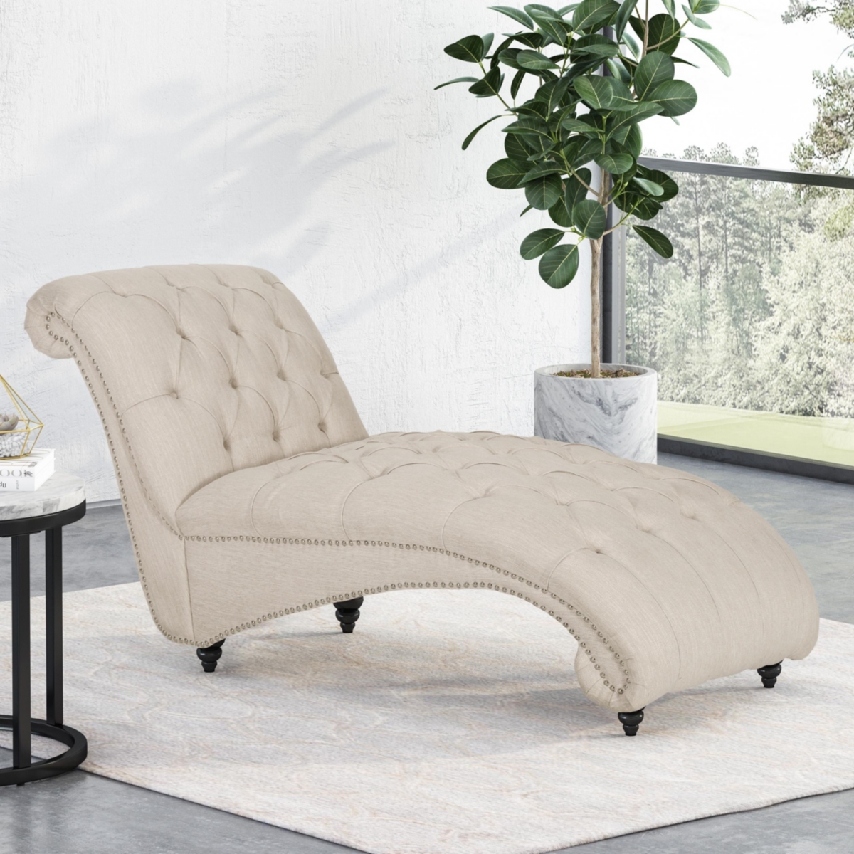 Click here for Streamdale Indulge in Comfort & Style Curved Butto... prices