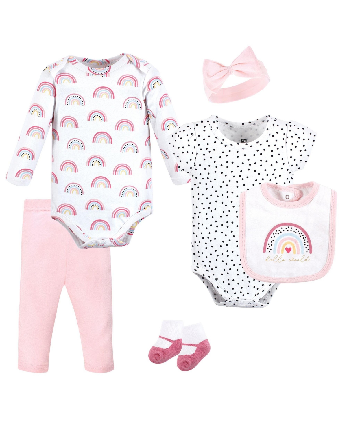 Click here for Hudson Baby Baby Girls Hudson Cotton Wardrobe Esse... prices