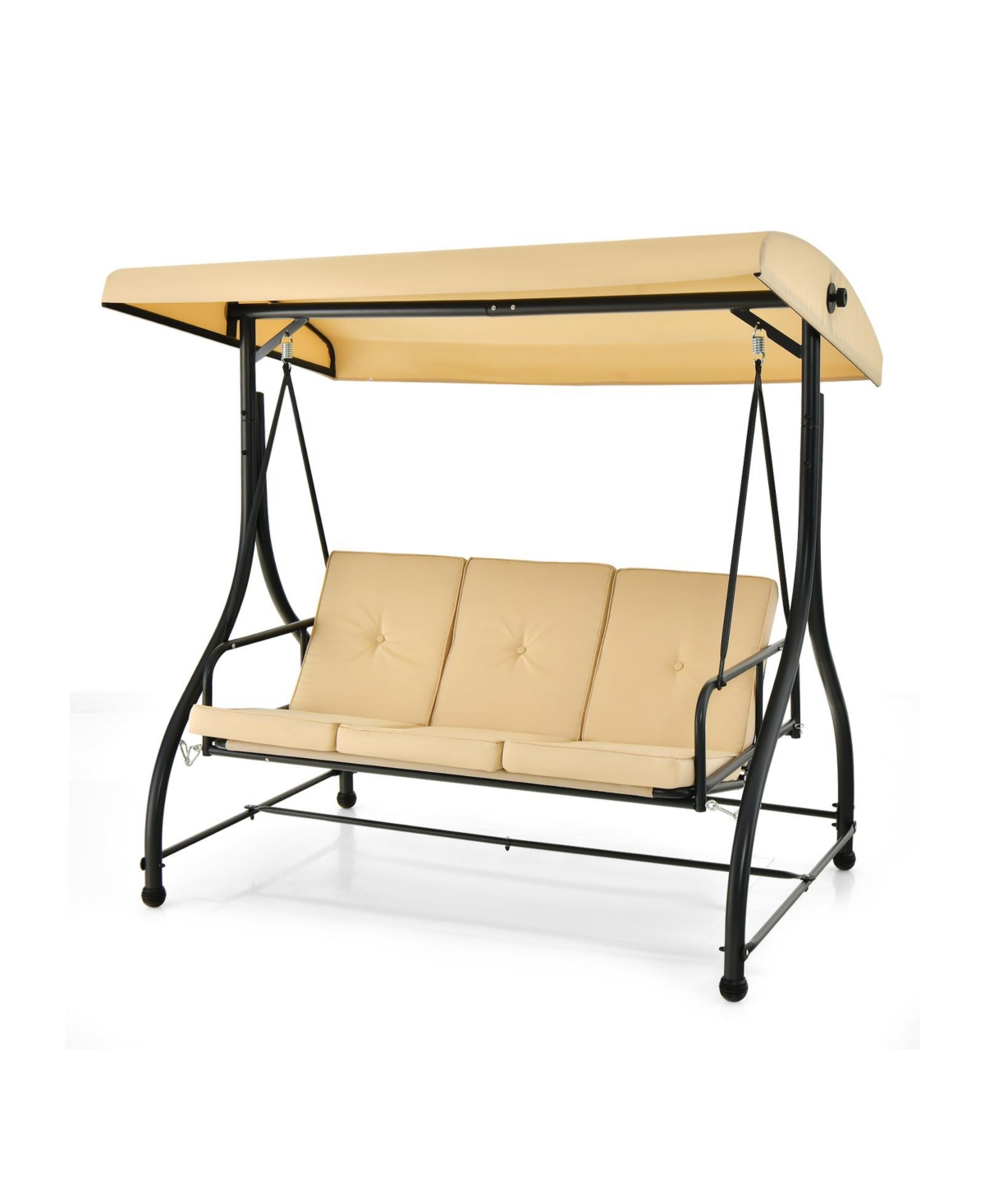 Click here for Slickblue 3 Seat Outdoor Porch Swing with Adjustab... prices