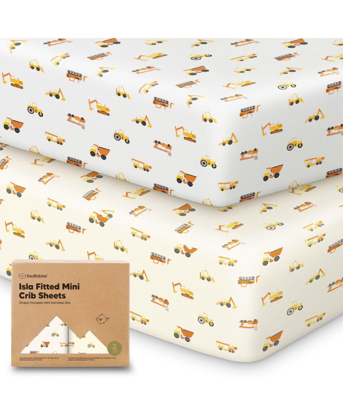 Click here for KeaBabies 2-Pack Mini Crib Sheets  Pack and Play S... prices