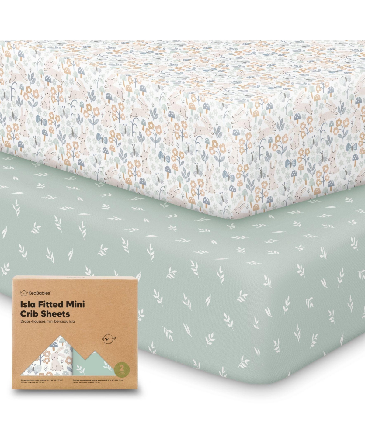Click here for KeaBabies 2-Pack Mini Crib Sheets  Pack and Play S... prices