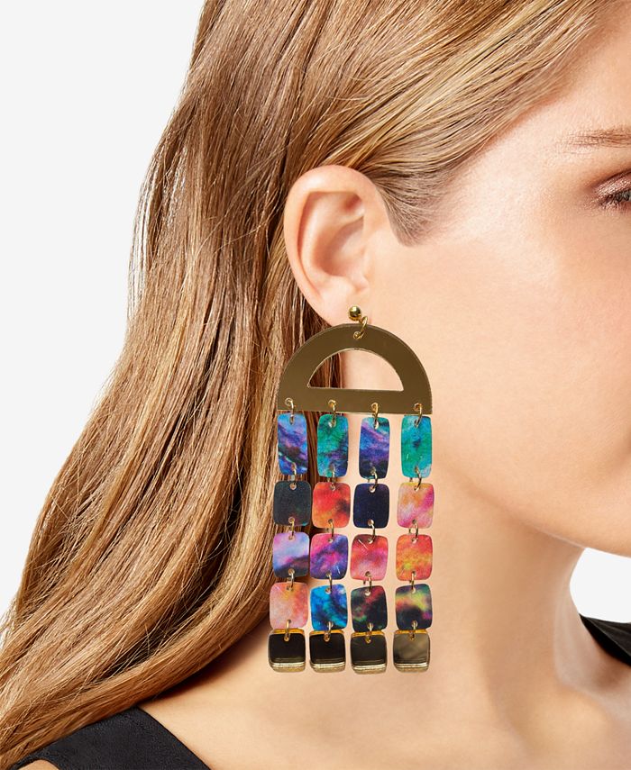 Swanky Designs Motions 2.0 Drop Earrings - Macy's