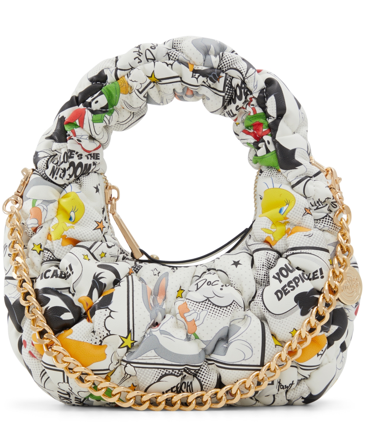 Click here for Aldo Looney Tunes Ruched Synthetic Mini Shoulder B... prices