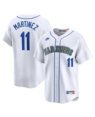 Nike Men's Edgar Martinez White Seattle Mariners Throwback Cooperstown ...
