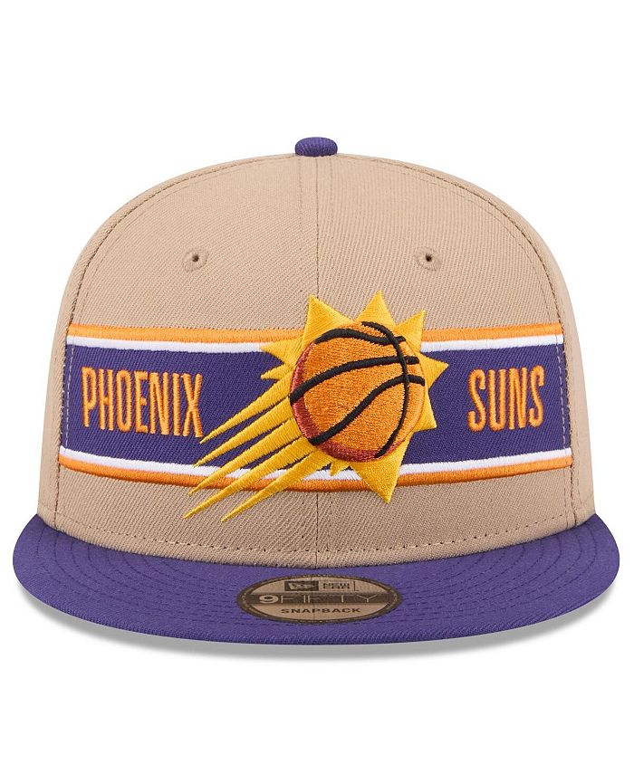 New Era Men's Tan/Purple Phoenix Suns 2024 NBA Draft 9FIFTY Snapback ...