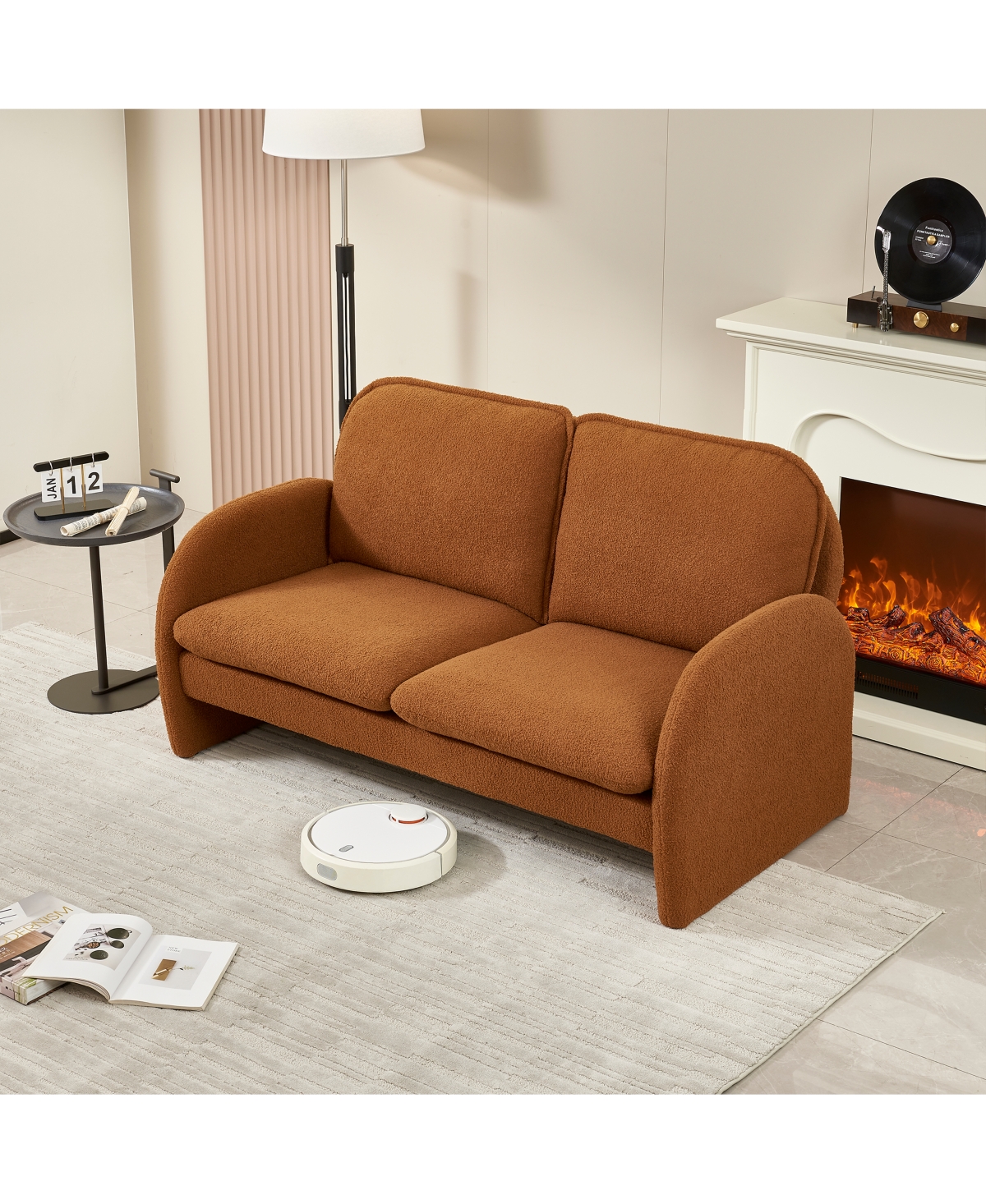 Click here for Streamdale Furniture Lamb Fabric Sofa Modern Comfo... prices