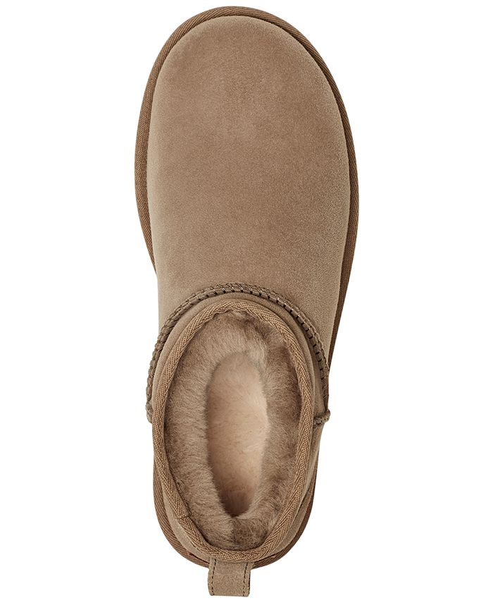 UGG® Women's Classic Ultra Mini Booties - Macy's