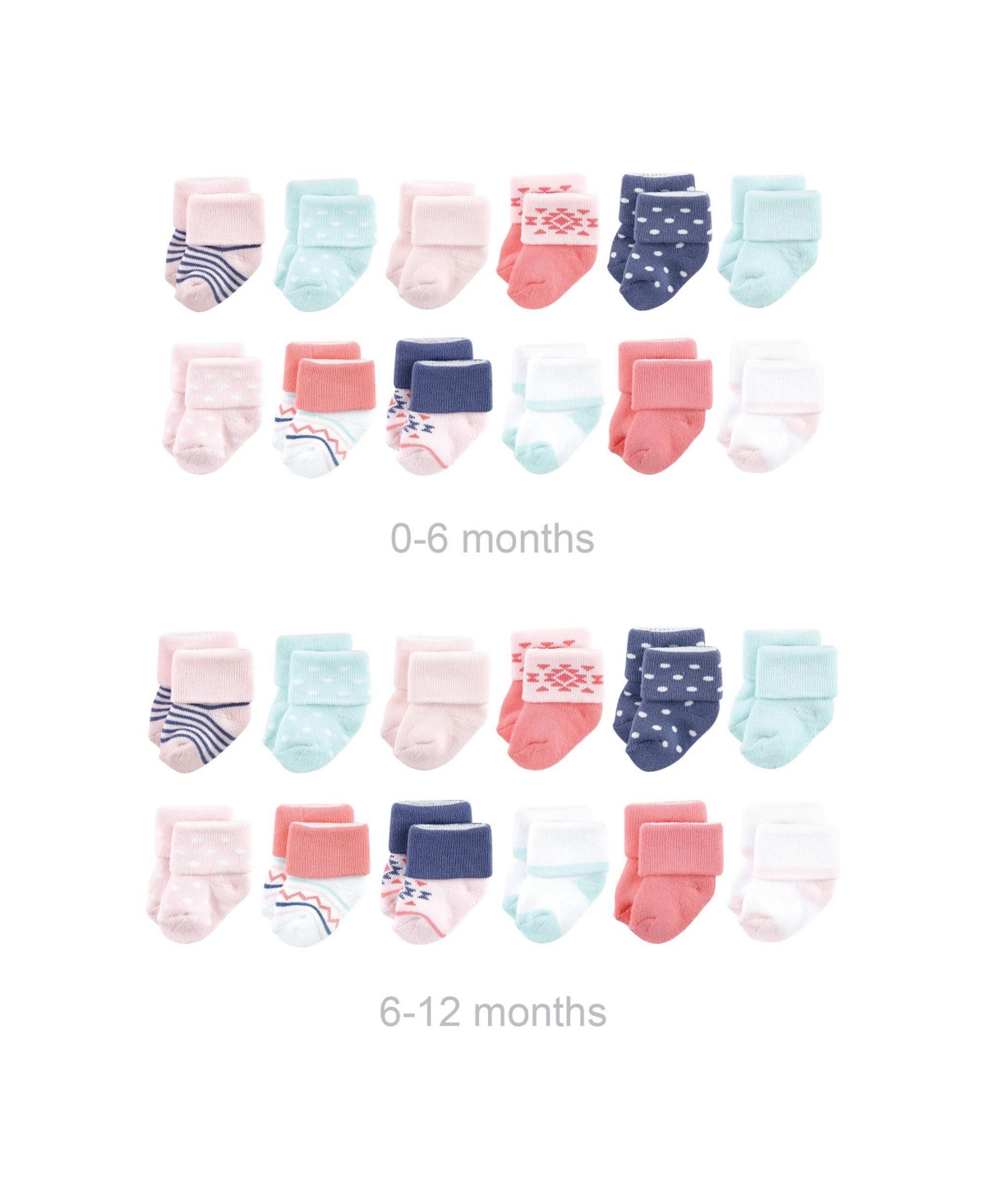 Click here for Luvable Friends Baby Girls Essential 24-Count Soft... prices
