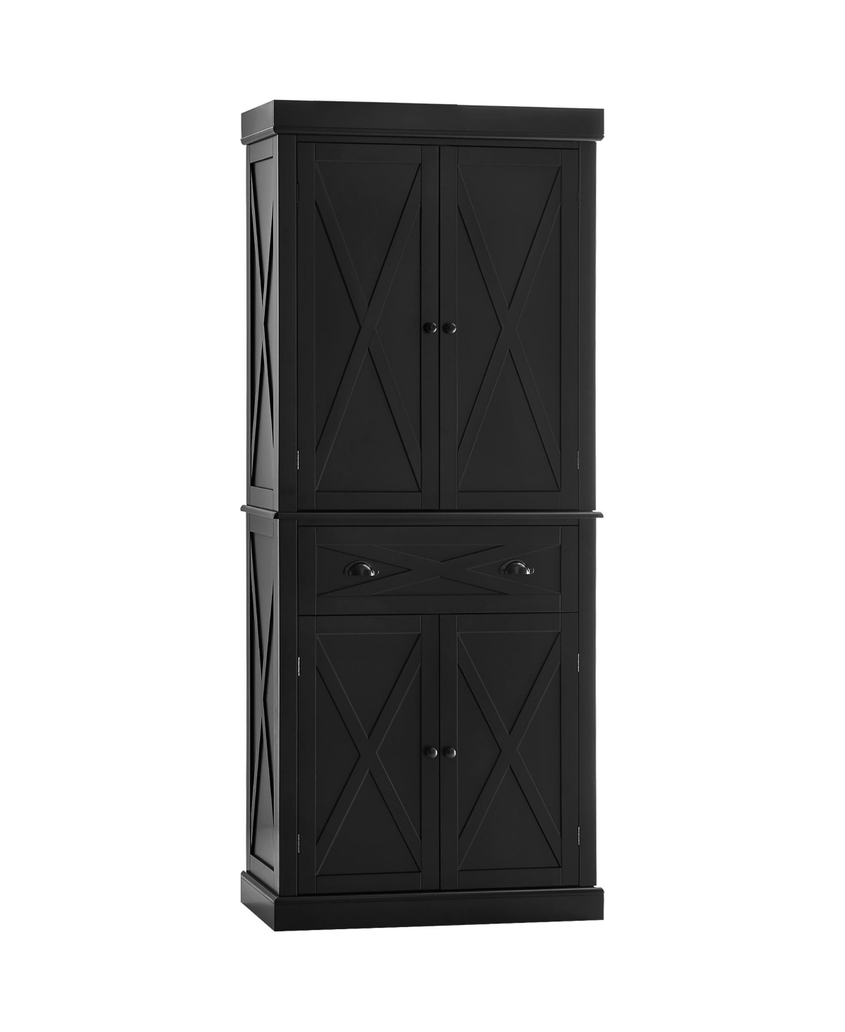 Click here for Homcom Farmhouse Kitchen Pantry with 6-Tier Shelve... prices