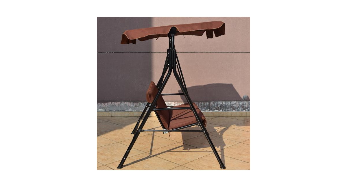 Click here for Slickblue Steel Frame Outdoor Loveseat Patio Canop... prices