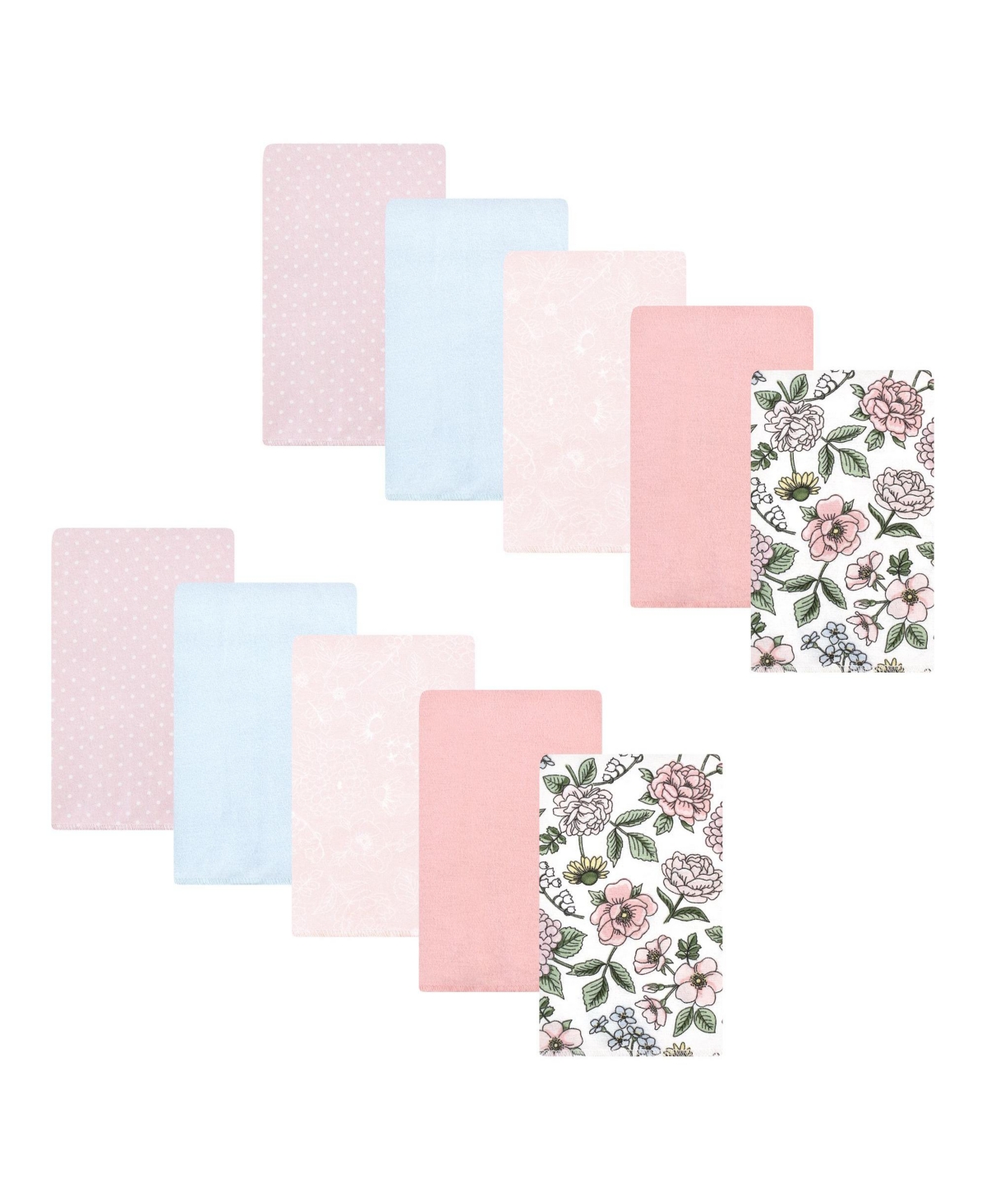 Click here for Hudson Baby Girls 10Pk Flannel Burp Cloth - Vintag... prices