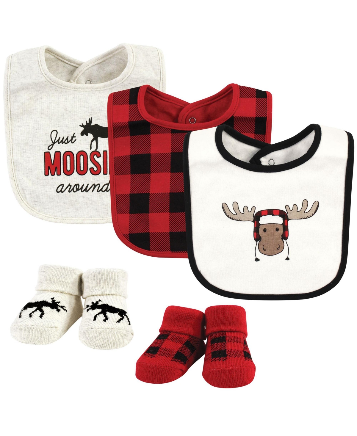 Click here for Hudson Baby Baby Boys Soft Cotton Bib and Sock Pai... prices