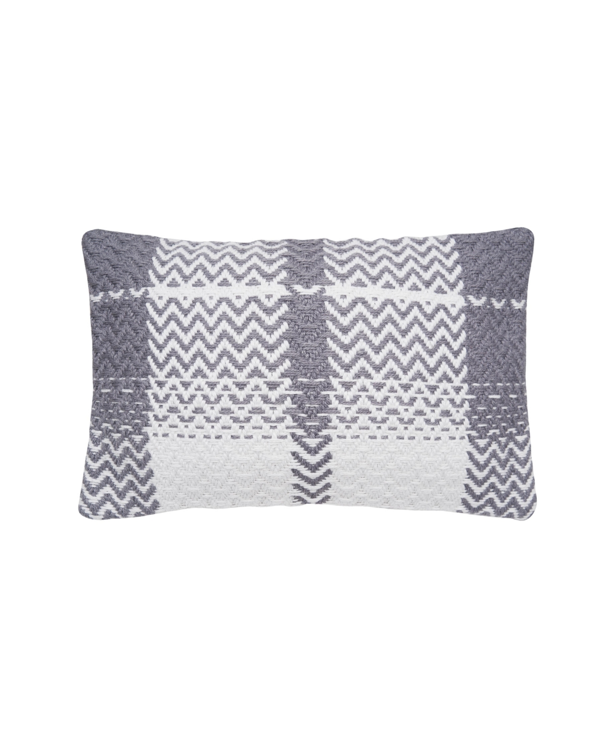 Click here for 14 x 22 Sim Wave Slate Pillow - Gray prices