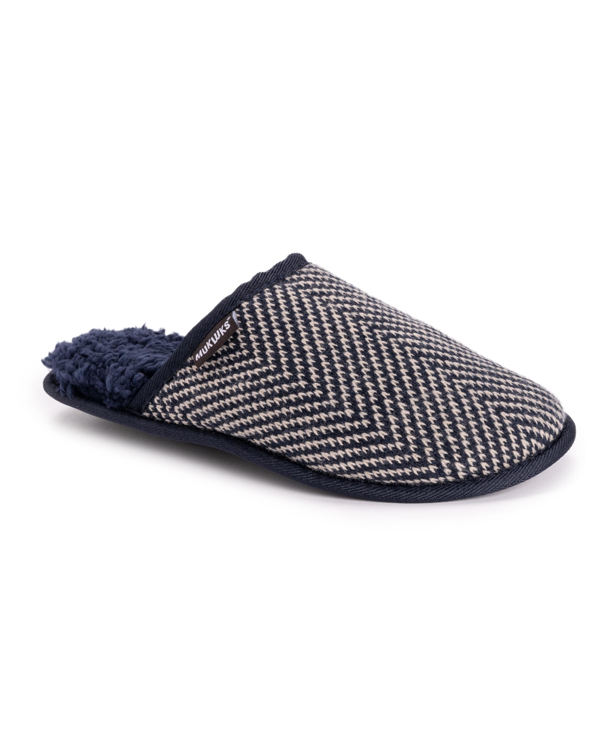 Click here for Muk Luks Mens Gavin Scuff Slippers  Dark Sapphire... prices