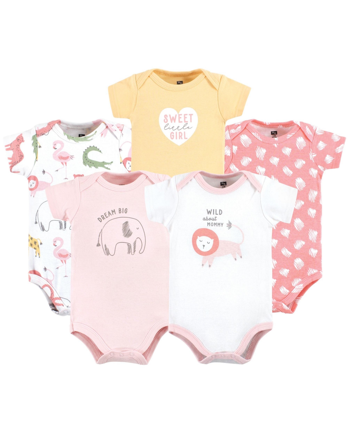 Click here for Hudson Baby Baby Girls Hudson Essential 5-Piece Co... prices