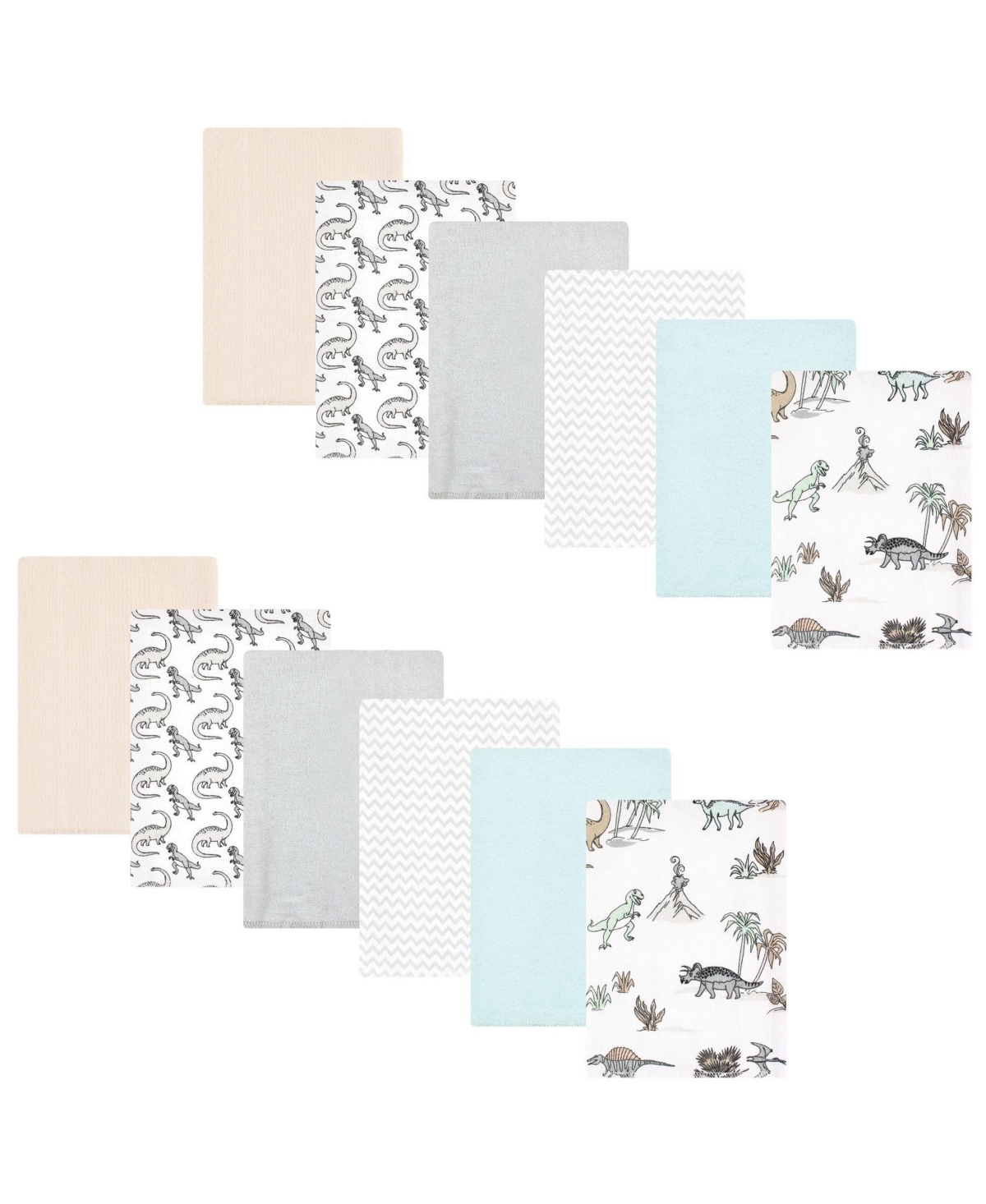 Click here for Hudson Baby Unisex 12-Count Flannel Burp Cloths (C... prices