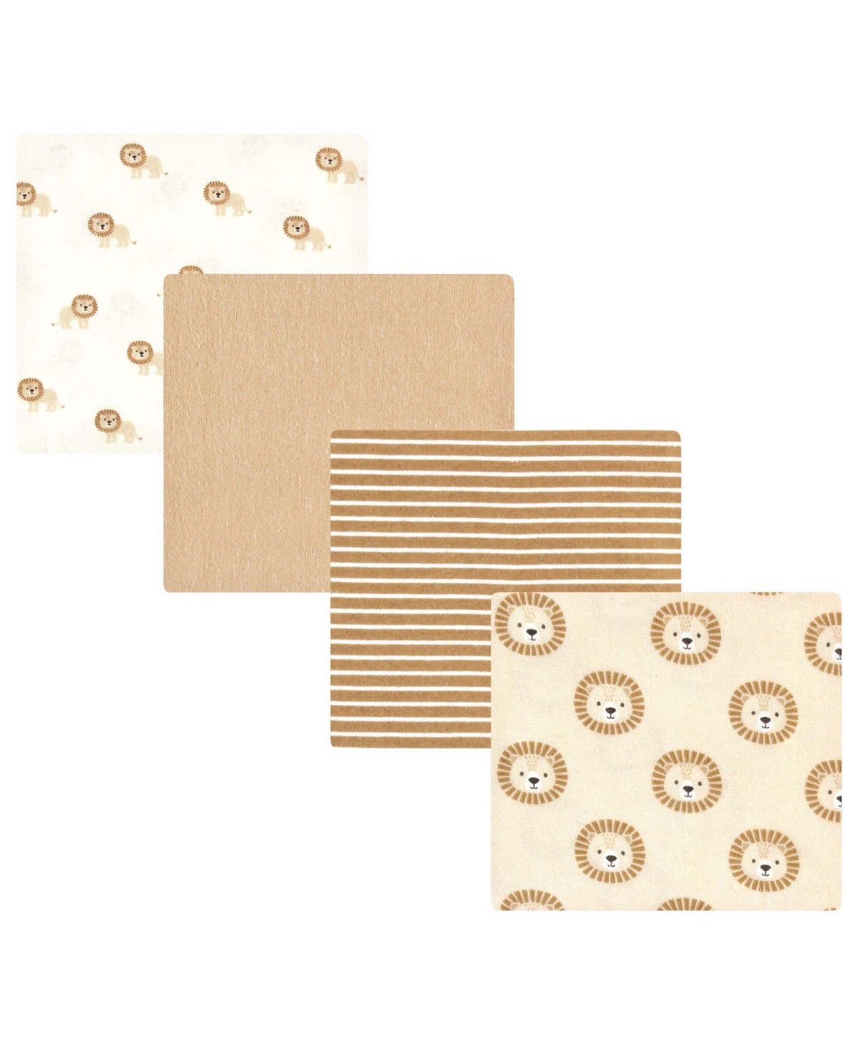 Click here for Hudson Baby Unisex Four-Pack Flannel Infant Receiv... prices