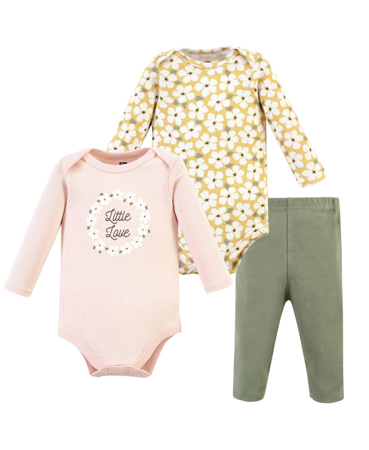 Click here for Hudson Baby Baby Girls Hudson Cotton Bodysuit and... prices